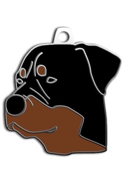 Altın Pati Rottweiler Köpek Künyesi