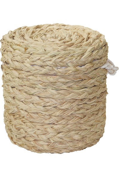 Yavuz Home Saç Örgülü Kapaklı Sepet