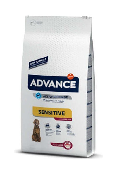 Advance Sensitive Lamb Kuzu Etli Köpek Maması 3 kg Advance Sensitive Lamb Kuzu Etli Köpek Maması 3 kg