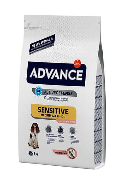 Advance Sensitive Hassas Deri Somonlu Köpek Maması 3 kg Advance Sensitive Hassas Deri Somonlu Köpek Maması 3 kg