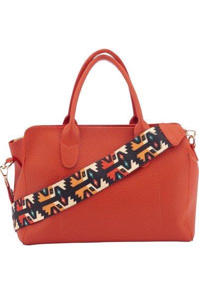 Renklı Duffel 2fx Turuncu Kadın El Çantası