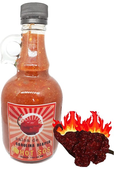 Hot Sos Dünyanın En Acı Biberi 500 Gram Galon Fermente Carolina Reaper Biberi Sosu Bire Bir Orginal Ürün 168.7000 Scovile Hot Sos Dünyanın En Acı Biberi 500 Gram Galon Fermente Carolina Reaper Biberi Sosu Bire Bir Orginal Ürün 168.7000 Scovile