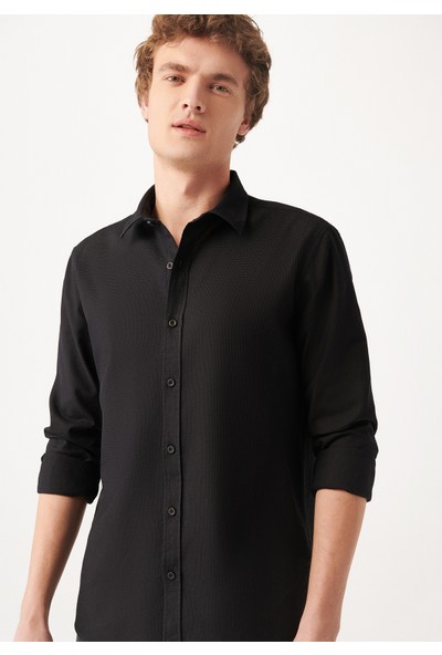 Mavi Erkek Siyah Gömlek 8810217-900