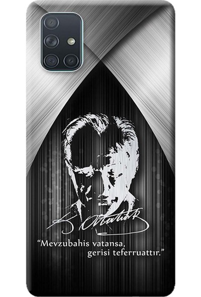Samsung Galaxy A51 Kılıf (SM-A515F) Desen Baskılı Silikon Kapak Atatürk Tasarım STK:401 Samsung Galaxy A51 Kılıf (SM-A515F) Desen Baskılı Silikon Kapak Atatürk Tasarım STK:401