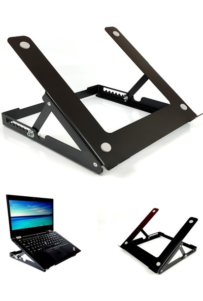 Newolexx Tüm Modellere Uygun Çok Kademeli Metal Laptop Standı Notebook Soğutucu Yükseltici Altlık Newolexx Tüm Modellere Uygun Çok Kademeli Metal Laptop Standı Notebook Soğutucu Yükseltici Altlık