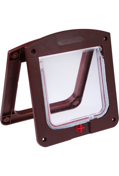 Petmito Kedi Kapısı 4 Yön Kilit Mekanizmalı 22X20X3 cm Kahverengi Petmito Kedi Kapısı 4 Yön Kilit Mekanizmalı 22X20X3 cm Kahverengi