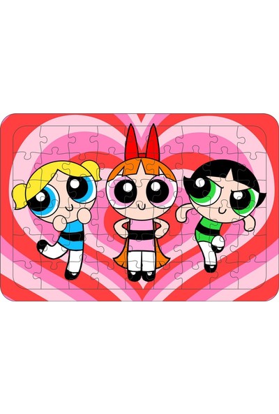 Güven Serigrafi Powerpuff Girls 2 54 Parça Çerçeveli Ahşap Puzzle Yapboz Güven Serigrafi Powerpuff Girls 2 54 Parça Çerçeveli Ahşap Puzzle Yapboz