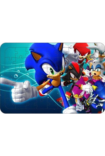 Güven Serigrafi Sonic 2 54 Parça Çerçeveli Ahşap Puzzle Yapboz Güven Serigrafi Sonic 2 54 Parça Çerçeveli Ahşap Puzzle Yapboz