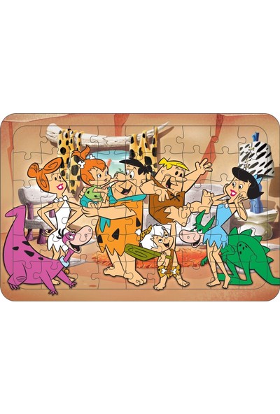 Güven Serigrafi Taş Devri 4 54 Parça Çerçeveli Ahşap Puzzle Yapboz Güven Serigrafi Taş Devri 4 54 Parça Çerçeveli Ahşap Puzzle Yapboz