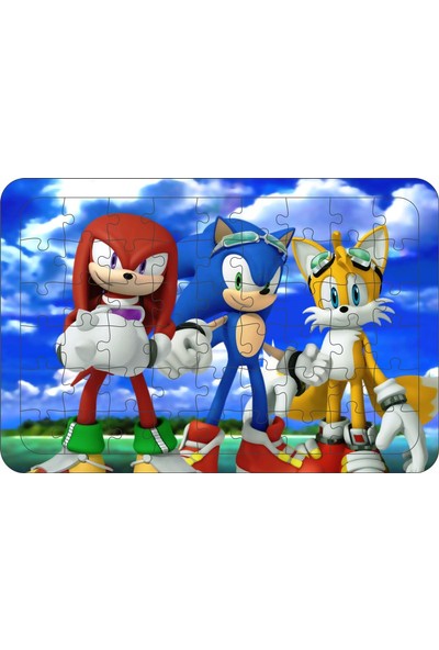 Güven Serigrafi Sonic 6 54 Parça Çerçeveli Ahşap Puzzle Yapboz Güven Serigrafi Sonic 6 54 Parça Çerçeveli Ahşap Puzzle Yapboz