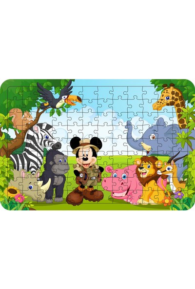 Güven Serigrafi Hayvanlar Model4 108 Parça Ahşap Çocuk Puzzle Yapboz Güven Serigrafi Hayvanlar Model4 108 Parça Ahşap Çocuk Puzzle Yapboz