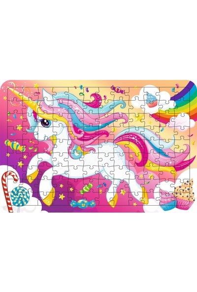 Güven Serigrafi Unicorn 108 Parça Ahşap Çocuk Puzzle Yapboz Güven Serigrafi Unicorn 108 Parça Ahşap Çocuk Puzzle Yapboz