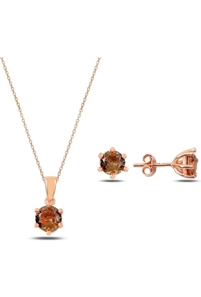 Gümüş Tektaş Sultanit & Zirkon Taşlı Set Gümüş Tektaş Sultanit & Zirkon Taşlı Set