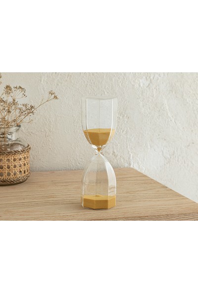 Rita Kum Saatı 6X6X20 cm Kum Rengi