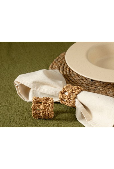 English Home Rosemary Kağıt Ip 2'li Peçete Halkası 6 cm Natürel English Home Rosemary Kağıt Ip 2'li Peçete Halkası 6 cm Natürel