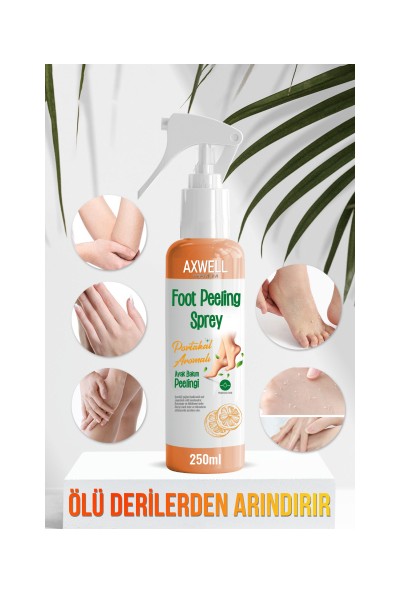 Rc Cosmetics Axwell Premium Portakal Aromalı Ayak Bakım Peeling Spreyi 250 ml Rc Cosmetics Axwell Premium Portakal Aromalı Ayak Bakım Peeling Spreyi 250 ml
