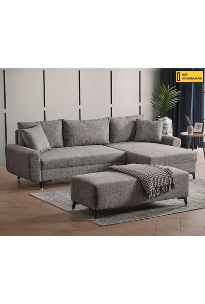 Eviana Corner Flavia Köşe Koltuk Takımı + Puf Eviana Corner Flavia Köşe Koltuk Takımı + Puf