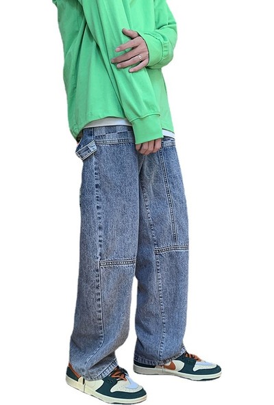 Runningman Mavi Kot Pantolon (Yurt Dışından)