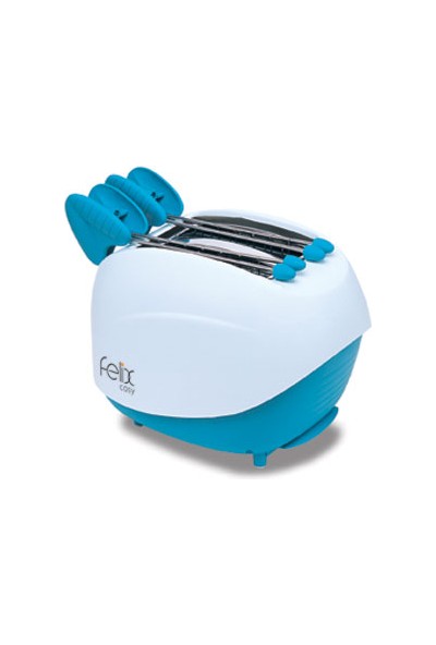Felix FL-254 Cosy 500 W Ekmek Kızartma Makinesi Mavi Beyaz Felix FL-254 Cosy 500 W Ekmek Kızartma Makinesi Mavi Beyaz