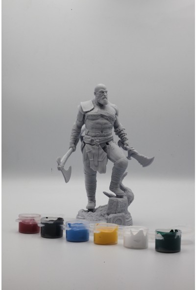 3D Crealitys Kratos Boyasız Figür (Dıy Kit) 3D Crealitys Kratos Boyasız Figür (Dıy Kit)