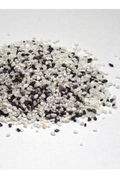 Estat Doğal Renk Beyaz Siyah Kum 3-4 Mm. 5 Kg. Estat Doğal Renk Beyaz Siyah Kum 3-4 Mm. 5 Kg.