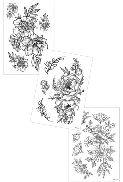 Artikel 3'lü Geçici Dövme Seti,geçici Tattoo ,vücut Dövme,kol Bilek Dövme,boyun Dövme,sırt Dövme Artikel 3'lü Geçici Dövme Seti,geçici Tattoo ,vücut Dövme,kol Bilek Dövme,boyun Dövme,sırt Dövme