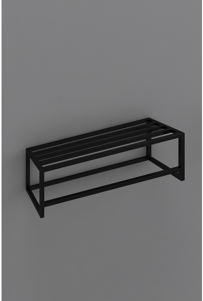 Rio Banyo ve Mutfak Rafı BG002 Mat Siyah