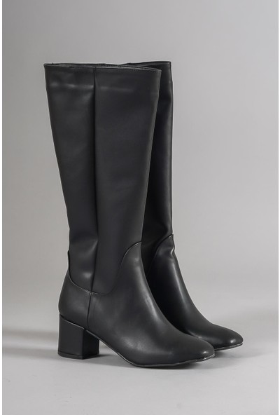 Shoecide Kadın Fermuarsız Cilt Çizme