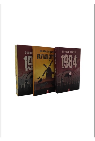 Kızıl Panda Yayınevi Özel Kutulu Sert Kapak George Orwell Seti 1984 ve Hayvan Çiftliği -George Orwell Kızıl Panda Yayınevi Özel Kutulu Sert Kapak George Orwell Seti 1984 ve Hayvan Çiftliği -George Orwell