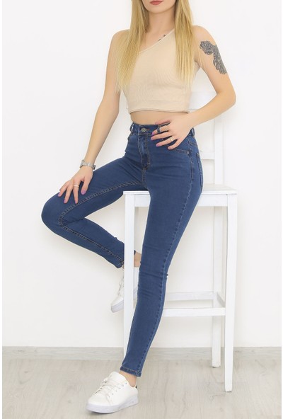 Lukas Dar Paça Kot Pantolon Mavi - 8758.1361. Lukas Dar Paça Kot Pantolon Mavi - 8758.1361.