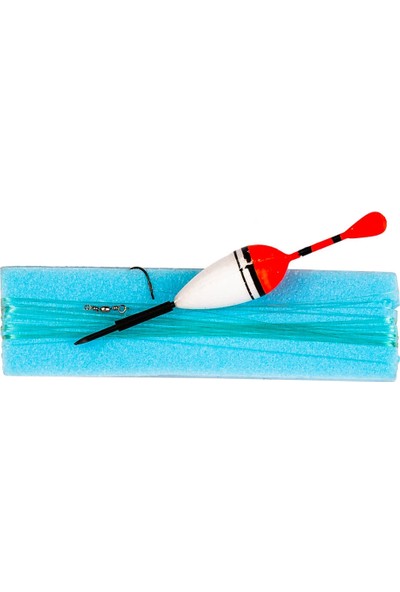 Albastar Iki Iğneli Köpüklü Şamandıralı Hazır Olta Takımı