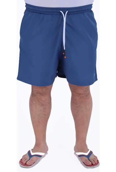 Moc Grande Büyük Beden Erkek Deniz Şortu Classic 22950 Indıgo