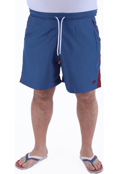 Moc Grande Büyük Beden Erkek Deniz Şortu Live 22951 Indigo