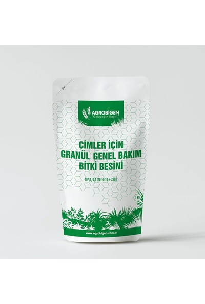 Agrobigen Çimler Için Granül Genel Bakım Bitki Besin 1kg Agrobigen Çimler Için Granül Genel Bakım Bitki Besin 1kg