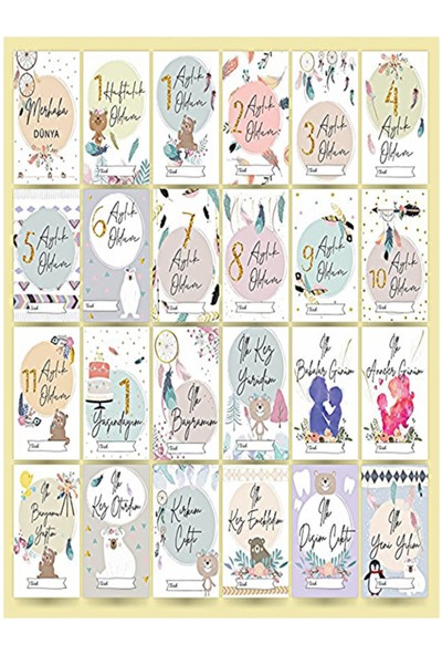 Esc Hamile Anne Bebek Anı Fotoğrafları 24LÜ Set Esc Hamile Anne Bebek Anı Fotoğrafları 24LÜ Set