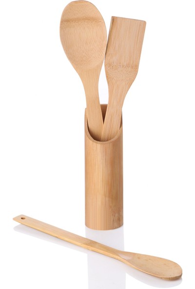 Queens kitchen bambu standlı 3 parça servis seti Queens kitchen bambu standlı 3 parça servis seti