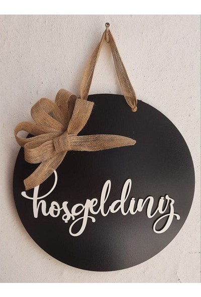 Hediye Doldur Hoşgeldiniz Kapı Süsü