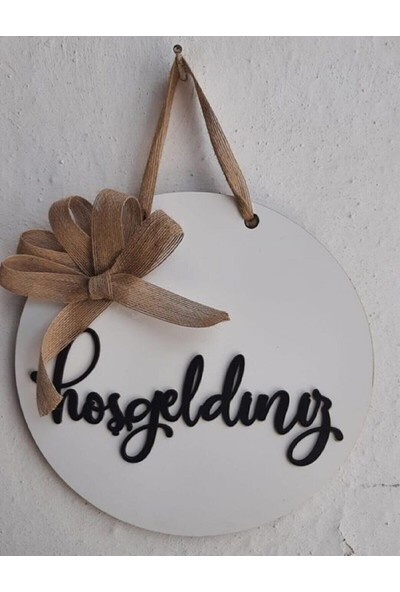 Hediye Doldur Hoşgeldiniz Kapı Süsü