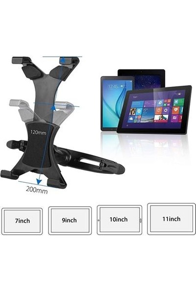 Modacar Arka Yolculara Koltuk Başlığına Tablet Tutucu 424480 Modacar Arka Yolculara Koltuk Başlığına Tablet Tutucu 424480
