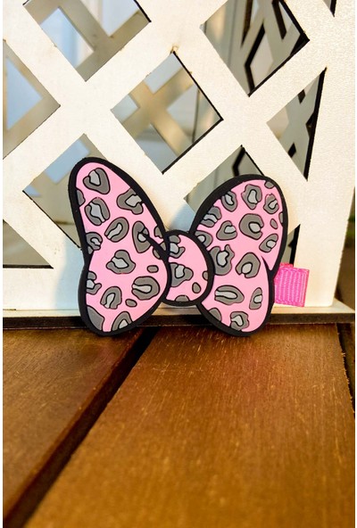 Şubu Tasarım Tekli Büyük Leopar Desenli Pens Toka Pembe SBT519 Şubu Tasarım Tekli Büyük Leopar Desenli Pens Toka Pembe SBT519