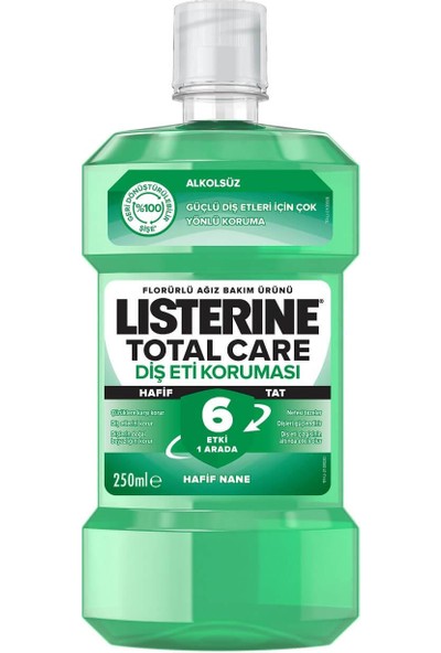 Lısterıne Diş Ve Diş Eti Koruması Ağız Bakım Suyu Alkolsüz 250 Ml Lısterıne Diş Ve Diş Eti Koruması Ağız Bakım Suyu Alkolsüz 250 Ml