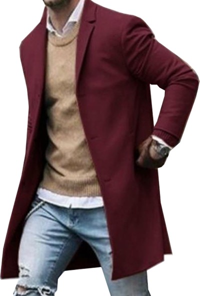 Palyshery Erkek Moda Kış Trençkot Ceket (Yurt Dışından) Palyshery Erkek Moda Kış Trençkot Ceket (Yurt Dışından)