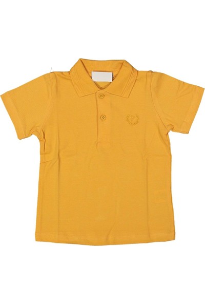Pengim Kids Polo Yaka Çocuk T-Shirt Hardal