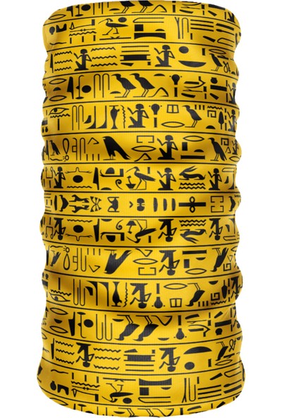 E-Taktik ® Extreme Ethnic Eypt Symbol Buff Boyunluk Maske Bandana Balaclava E-Taktik ® Extreme Ethnic Eypt Symbol Buff Boyunluk Maske Bandana Balaclava