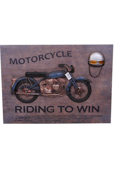 En Uygun Ürün El Yapımı Metal Motosiklet Tablo