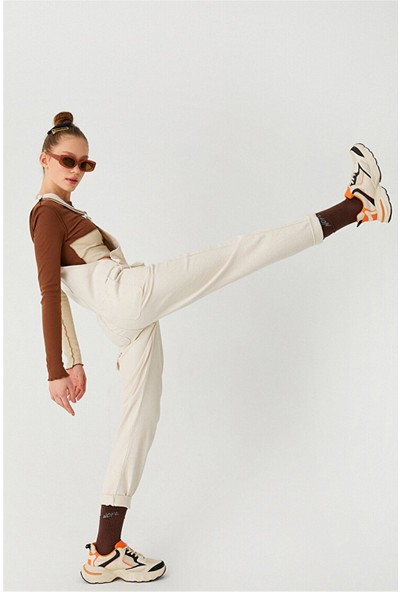 Koton Kadın Cepli Kot Tulum