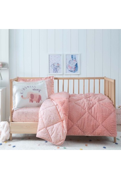 Yataş Bedding Fante Bebek Triola Set - Pembe