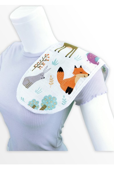 Ponçikya Müslin 2'li Set Omuz Örtüsü - Sevimli Orman Ponçikya Müslin 2'li Set Omuz Örtüsü - Sevimli Orman