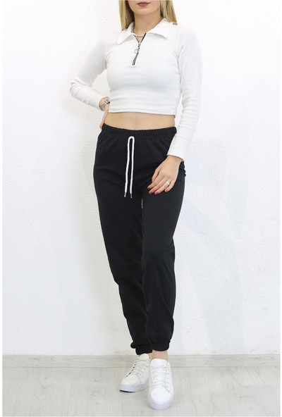 Berlin Shop Cepsiz Eşofman Altı Siyah - 8575.692.