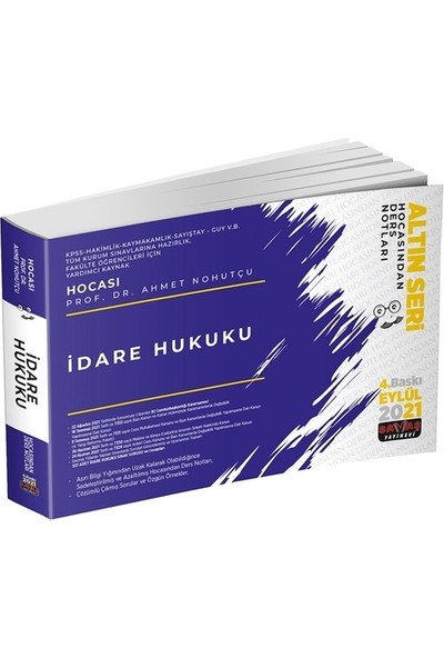 Savaş Yayınevi Idare Hukuku Hocasından Ders Notları Savaş Yayınevi Idare Hukuku Hocasından Ders Notları